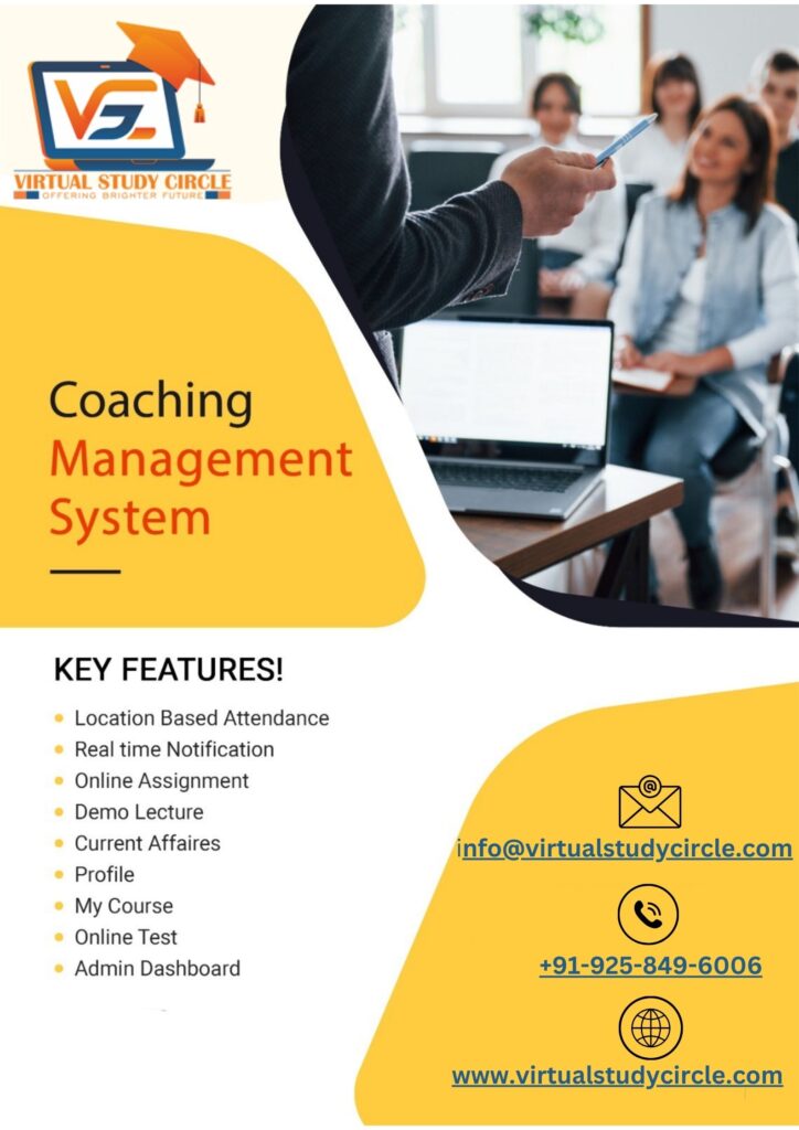Coaching Management System - Virtual Study Circle